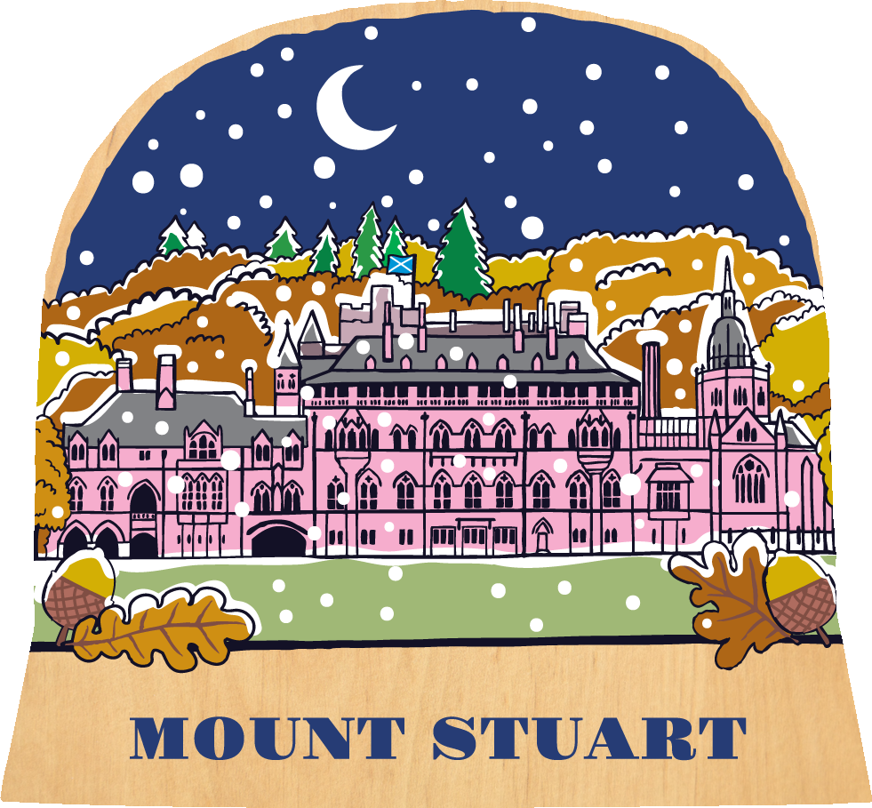 Mount Stuart snow globe decoration – small-stories