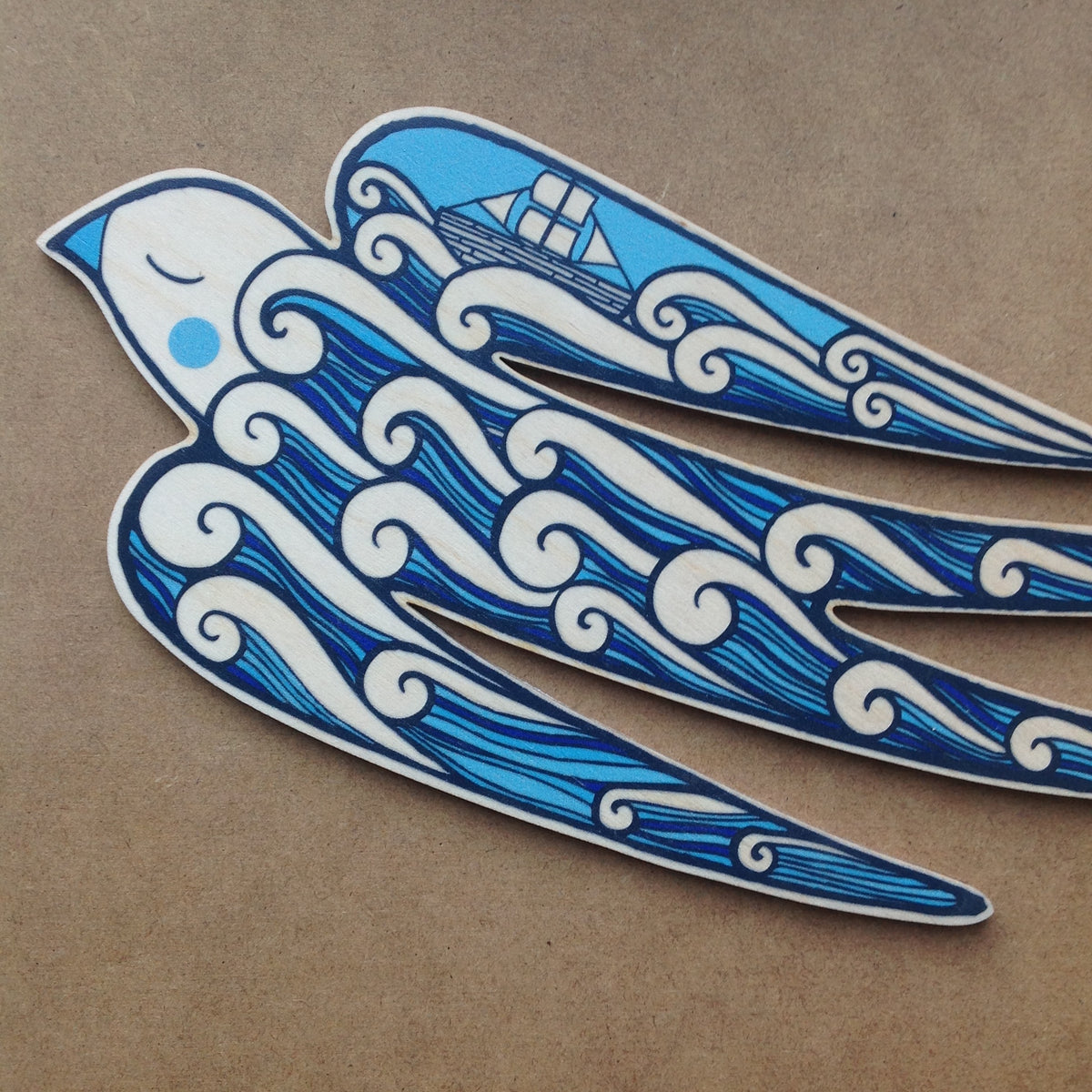 Wooden 'Sea' Birds (set of 3) – small-stories