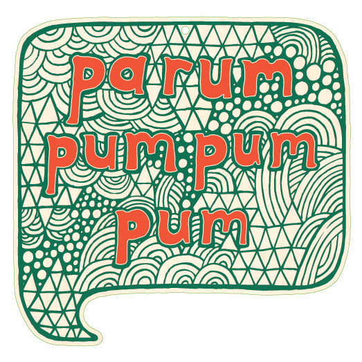Parum pum pum pum wooden decoration – small-stories
